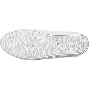 VenusCelia Women's Rainbow Lace Up Sneaker Shoes (8 M US,White)