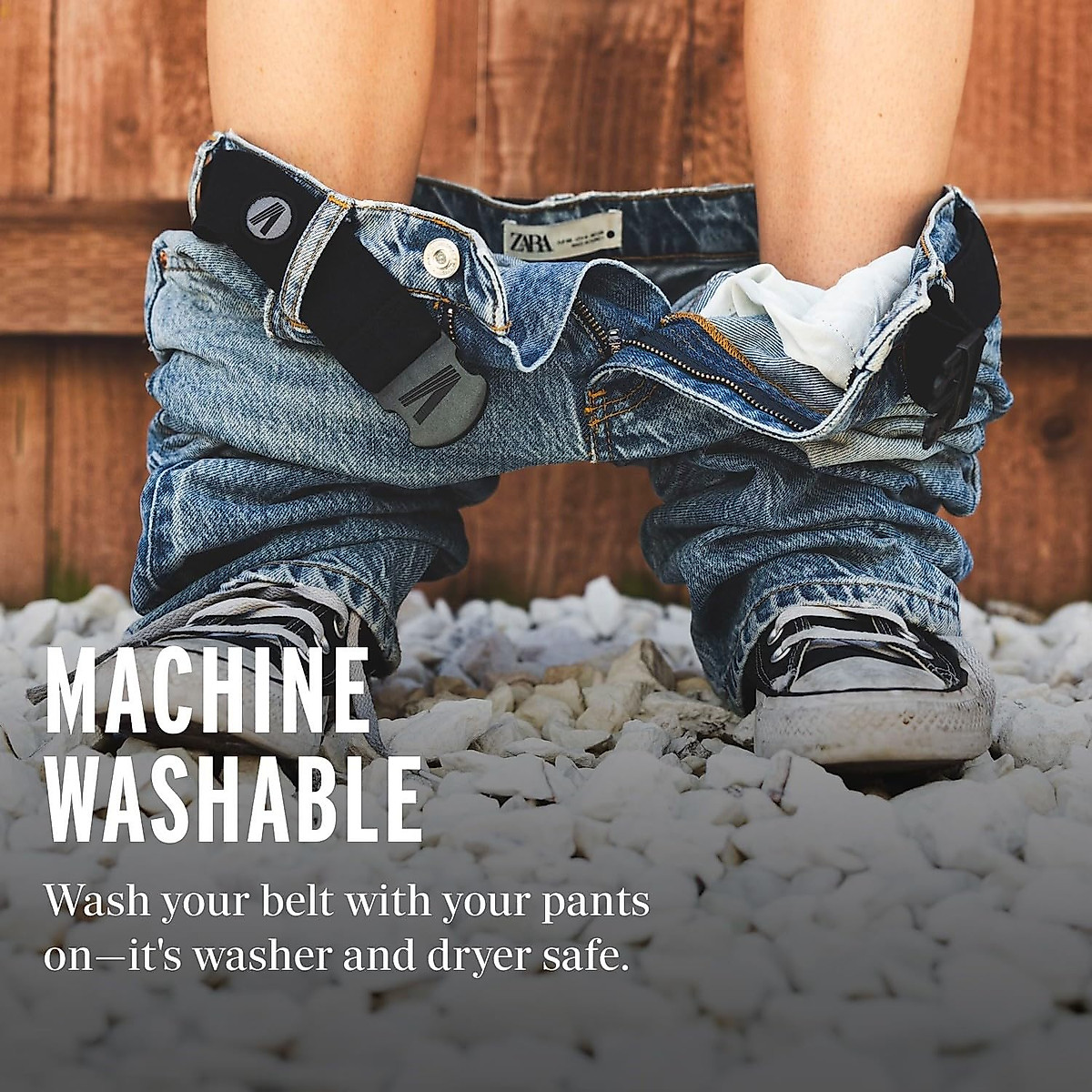 Sherpa Supply Stretch Webbing Belt for Men and Women: Your Ultimate Travel Companion - Lightweight, Adjustable, Non - Metal Buckle Comfortable Belt - Perfect Fit for Men and Women Accessory - Black