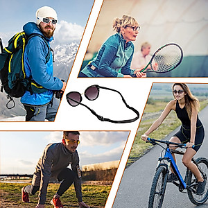 SMARTTOP Adjustable Glasses Strap-6 Pack No Tail Eyeglass Straps Eyewear Retainer Sport Unisex Sunglass Straps Holder