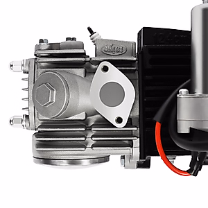 DOONARCES 125cc 4 Stroke Electric Start Engine Motor Air-cooled Single-cylinder Semi Auto Engine with 3 Forward 1 Reverse for ATV Bike Go kart Quad Dirt bike, Silver