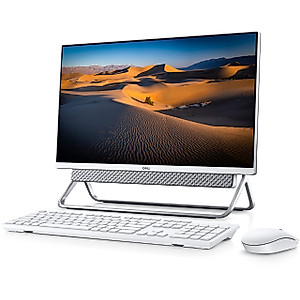 Dell Inspiron 5400 All-in-One Desktop, 23.8" FHD Touchscreen, Intel Core i5-1135G7, 16GB RAM, 512GB SSD, Webcam, HDMI, RJ-45, Wireless Keyboard&Mouse, WiFi 6, Windows 11 Home, White
