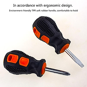2Pieces Screwdriver Kit Set Mini Small Portable Radish Head Screw Driver Cross Ratchet Screwdriver Repair Tool Magnetic Screwdriver Mini Screwdriver Set Magnetic Tip Screwdriver Small Kit