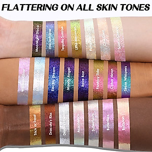 FOCALLURE Chameleon Cream Eyeshadow,Intense Color Shifting Creamy Eye Shadows,Eye Makeup with Highly Pigmented Metallic,Shimmer,Multi-Reflective Finishes,Long-Lasting with No Creasing,Babylon