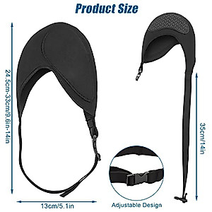 Linkstyle 2PCS Motorcycle Shoe Protector, Motorcycle Gear Shifter Cover Adjustable Protective Boot Shift Guards Pad, Anti-Slip Rubber Motorbike Toe Protector Accessories for Men Women, Black