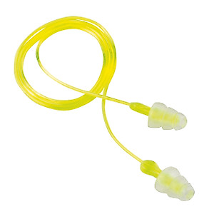Peltor Sport Tri-Flange Corded Reusable Earplugs, 26 Db Nrr, 3-Pair Per Pack