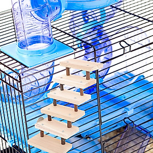 Ipetboom Hamster Climbing Ladder Reusable Hamster Ladder Hamster Wood Ladder Small Animal Ladder Chinchilla Climbing Toy Rat Ladders Chinchilla Climbing Ladder Chinchilla Ladder Toys