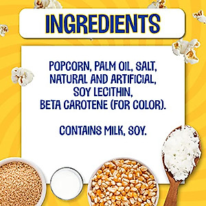 Cousin Willie's Microwave Popcorn Bags, Buttery Explosion (4 Boxes, 12 Bags), Gourmet Popcorn Boxes for Party, Whole Grain Popcorn, Gluten Free, Low Calorie Healthy Snack, Made in USA, non-GMO