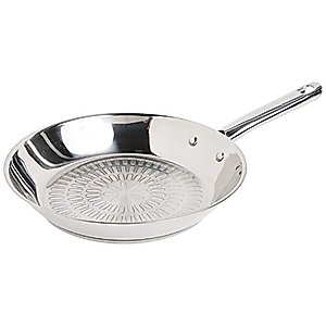T-fal Performa Stainless Steel Sauté Pan 10.5 Inch Oven Broiler Safe 500F Cookware, Pots and Pans, Dishwasher Safe Silver