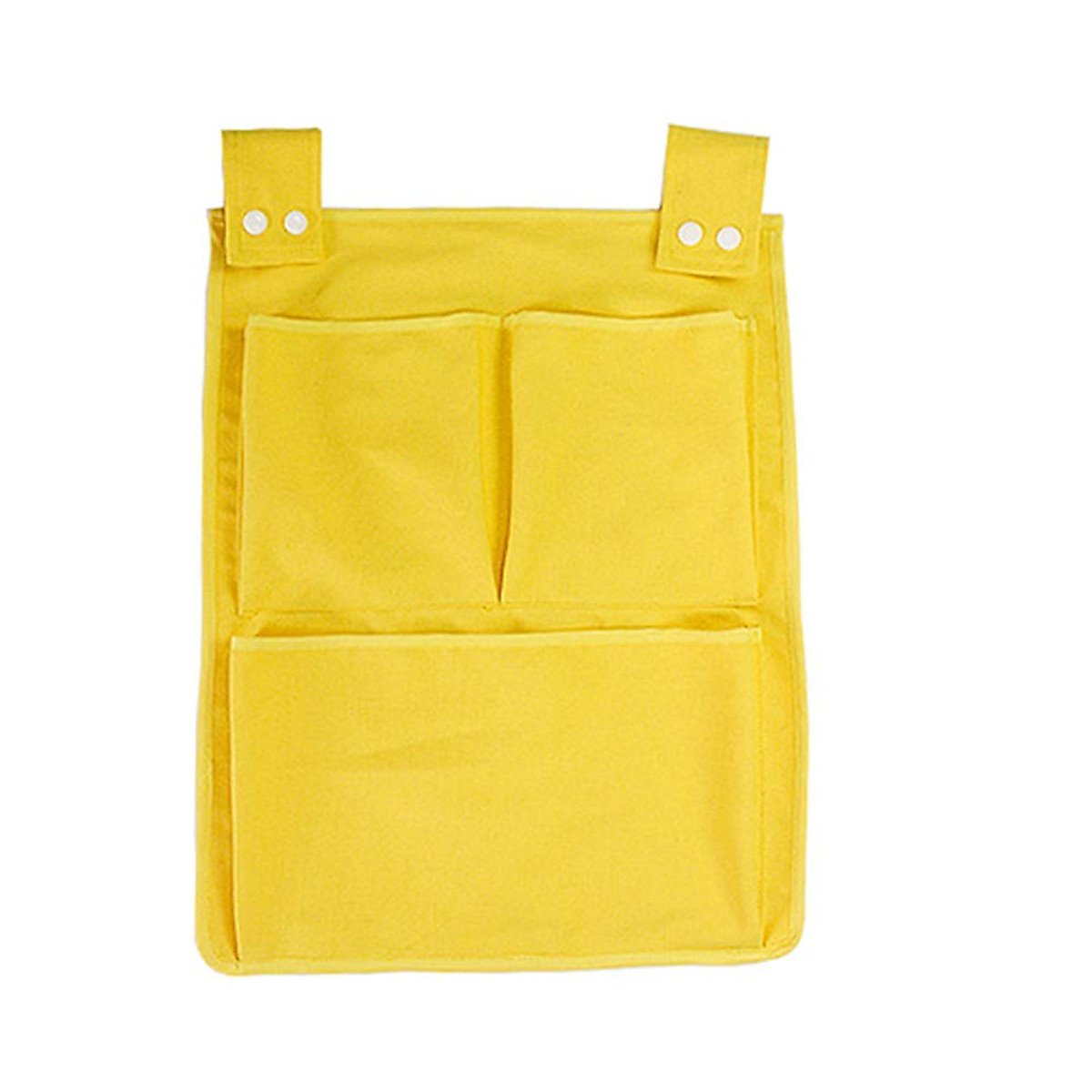 SiyuXinyi Pockets Bedside Storage Bag Caddy Hanging Diaper Organization for Baby Essentials, Hang on Crib, Practical Hanging Storage Bag， Suitable Dormitory, Double Bed, Bedside Storage！（Yellow）