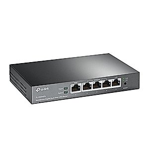 TP-Link Safestream Multi WAN VPN Router | 1 Gigabit WAN+3 Gigabit WAN/LAN+1 Gigabit LAN Port | IPsec/L2TP/PPTP VPN Supported| SPI Firewall | DoS Defense | Lightning Protection(TL-R600VPN)