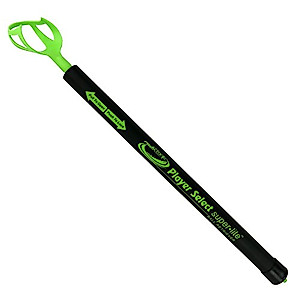 ProActive Sports, Player Select Super-Lite Golf Ball Retriever, 9ft, Lightweight Fiberglass Telescopic Shaft, Securely Picks Golf Ball With Easy To Use Push Release, Golf Ball Grabber