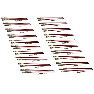 The ROP Shop | Pack of 20 - Set of 27-inch Red, Universal Plow Blade Guide for Boss BAX00005