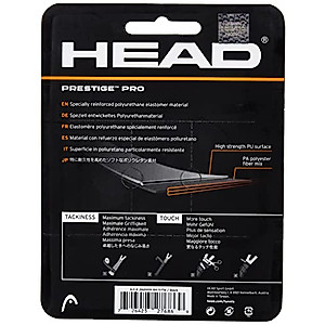 HEAD Prestige Pro Racquet Overgrip - Tennis Racket Grip Tape - Black, 3 Pack