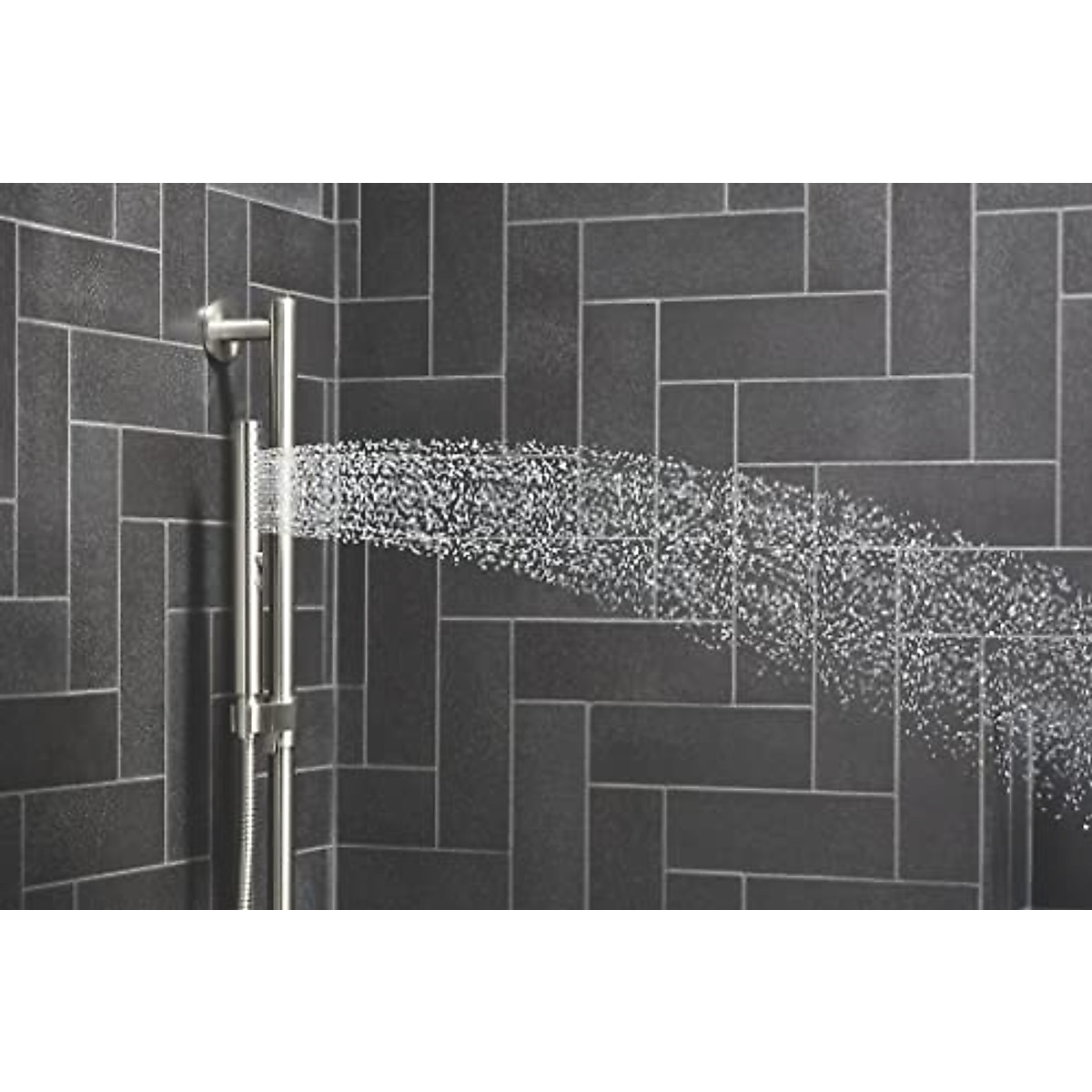 KOHLER 21335-BN Shift + Round Two-Function Handshower, Handheld Showerhead with 2 Spray Settings, 2.5 GPM, Vibrant Brushed Nickel