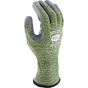 IRONCAT 6100 Metal Tamer TIG Welding Gloves - [1 Pair] Medium, Material Used>, Fire Resistant Silicone Coated Palm Knit. Welder Safety Wear