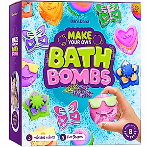 Bath Bomb Making Kit for Kids - Kids Crafts Science Project - Gifts for Girls and Boys Ages 6-12 - Craft Activity Gift for Age 6, 7, 8, 9, 10, 11 & 12 Year Old Girl - Makes 10 Kid Bath Bombs Fizzies