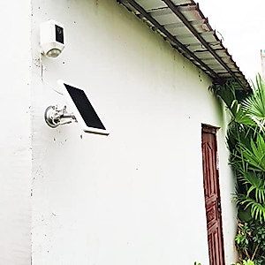 Ring Camera Solar Panel Charger, Solar Panel for Ring Stick Up Cam 2nd & 3rd Gen, Ring Spotlight Cam Battery, 5V 4.5W Output Super Fast Charging 3.5mm Plug to Device (2Pack)