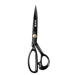 Fabric Tailor Shears Professional 12" Heavy Duty Sewing Scissors for Leather Clothes Industrial Strength High Carbon Steel Tailor Scissors Sharp for Home, Office, Dressmaker, Costume Designer