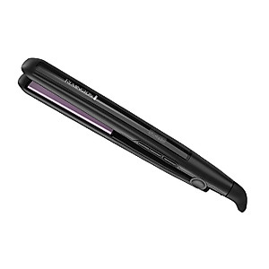 Remington 1 Inch Anti Static Flat Iron with Floating Ceramic Plates and Digital Controls Hair Straightener, Purple, 1 Count, S5502