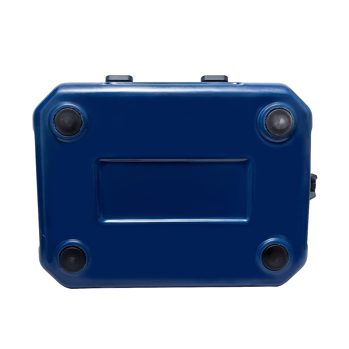 CAMP-ZERO 16L Tall Cooler/Ice Chest with 2 Molded-in Cup Holders & Folding Aluminum Handle | Thick Walled, Freezer Grade Cooler with Secure Locking System & Removable Divider (Navy Blue)