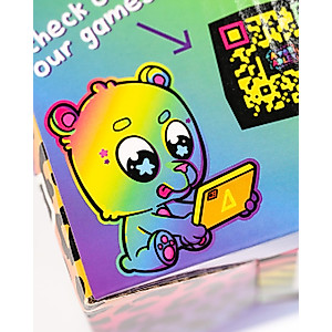 A FOR ADLEY Merch Official Product Adley's Super Cold and Colorful Neon Rainbow Water Bottles For Fun, School, Travel or Anytime You Would Want a Cold Drink (Neon Pink)