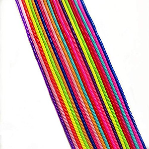 VizGiz 7 Pack Wired Earbuds Cable Protector Headphones Strain Relief Cable Boot Spiral Sleeve Protective Cover Cord Saver for Apple EarPods in-Ear Earbud Headphones 3.5mm Microphone Assembly Mic