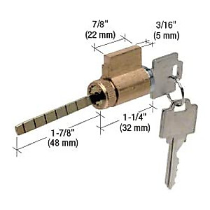 C.R. LAURENCE E2107 CRL Cylinder Lock with Compatible Keyway for Weiser, Kwikset and Weslock - Keyed Alike