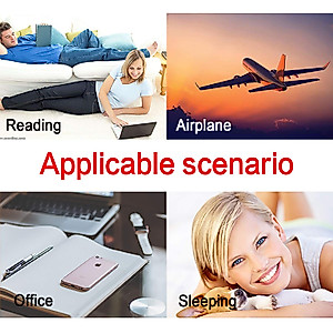 Ururtm Sleeping Headphones Earphones, Soft Comfortable Silicone Noise Isolating Earbuds with Mic Earplugs for Nighttime, Insomnia, Travel, Sport, Meditation & Relaxation (White)