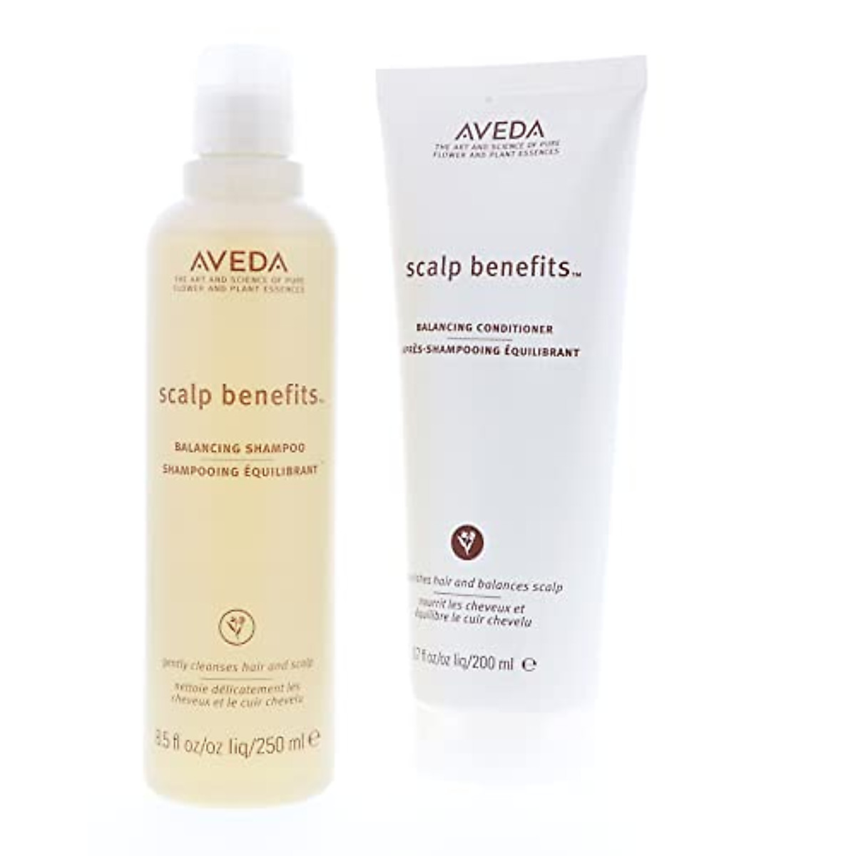 Aveda Scalp Benefits Balancing Shampoo 8.5 oz and Conditioner 6.7 oz Duo, 2 Piece Set