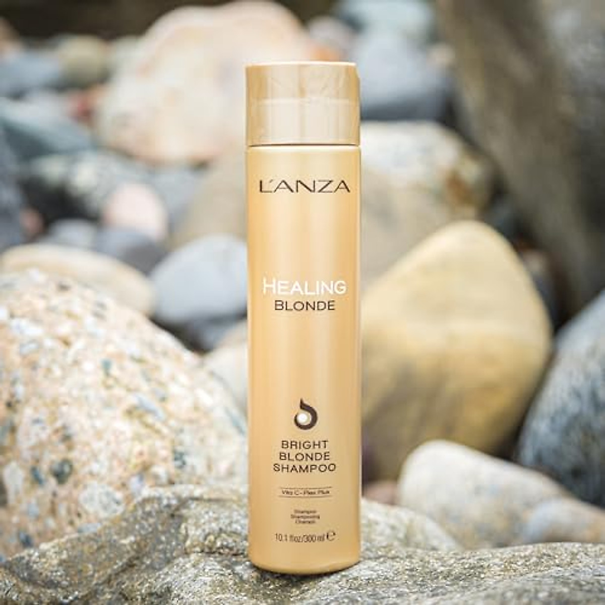 L'ANZA Healing Blonde Bright Shampoo,Formulated for Natural &Decolourized Blonde Hair,Boosts Shine & Brightness while Healing with Sulfate-free,Paraben-free,Gluten-free Formula,10.10 Fl Oz(Pack of 1)