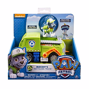 Paw Patrol Rocky's Recycling Truck, Vehicle & Figure