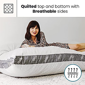 CordaRoy's - Quilted Waterproof Bed Protector for Beanbag Sleeper - Queen