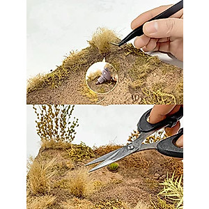 Simulation Grass Miniature Static Grass Model Grass Tufts Railway Artificial Grass for Train Landscape Railroad Scenery Sand Military Layout Model