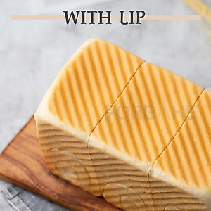 Marimer FOR BAKE Non-Stick Pullman Loaf Pan with Cover - 450g Golden Aluminum Alloy Bread Box for Perfect Toasts - 1lb Dough Capacity - Bake Like a Pro!