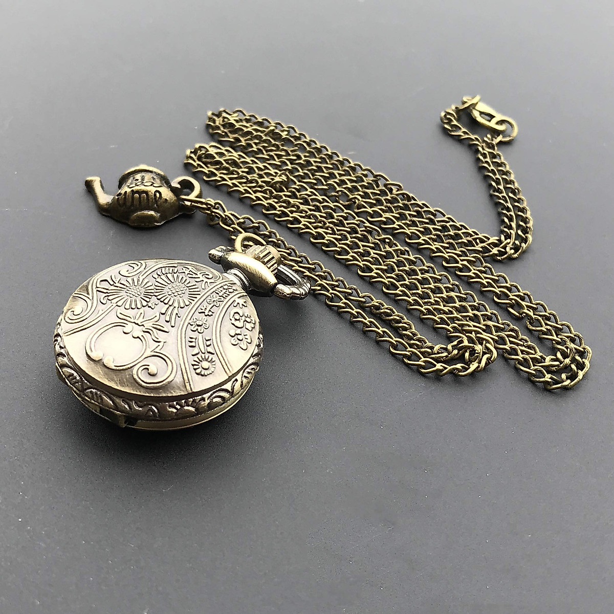 UMBRELLALABORATORY Alice in Wonderland Watch Necklace Jewelry Costume Gothic Lolita Accessories