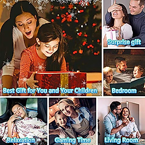 Nezylaf Star Night Light Projector, 3 in 1 Galaxy Starry Night Projector，Galaxy/Stars/Nebula Ocean Wave Projector with Remote Control&Bluetooth Music Speaker, Best Gift for Kids/Adults