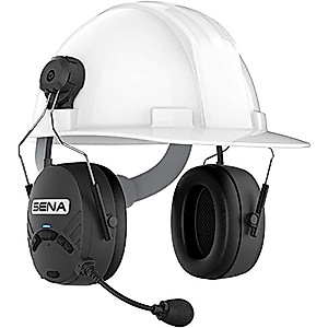 Sena Tufftalk M, Earmuff with Long-Range Mesh Communication (Hard Hat), TUFFTALK-M-02 Black