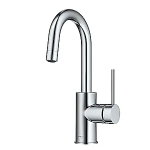 KRAUS Oletto Single Handle Kitchen Bar Faucet in Chrome Finish, KPF-2600CH