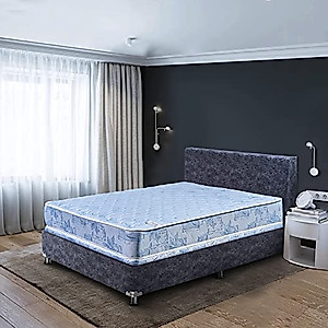 9-Inch Medium Firm Tight top Innerspring Fully Assembled Double Sided Mattress and Box Spring/Foundation, Good for The Back