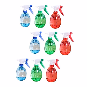 Yardwe 9Pcs Watering Can Watering Tool Hand Pressure Sprayer Refillable Sprayer Hair Spray Bottle Empty Mist Spray Bottle plastic spray bottles clear plastic containers small containers
