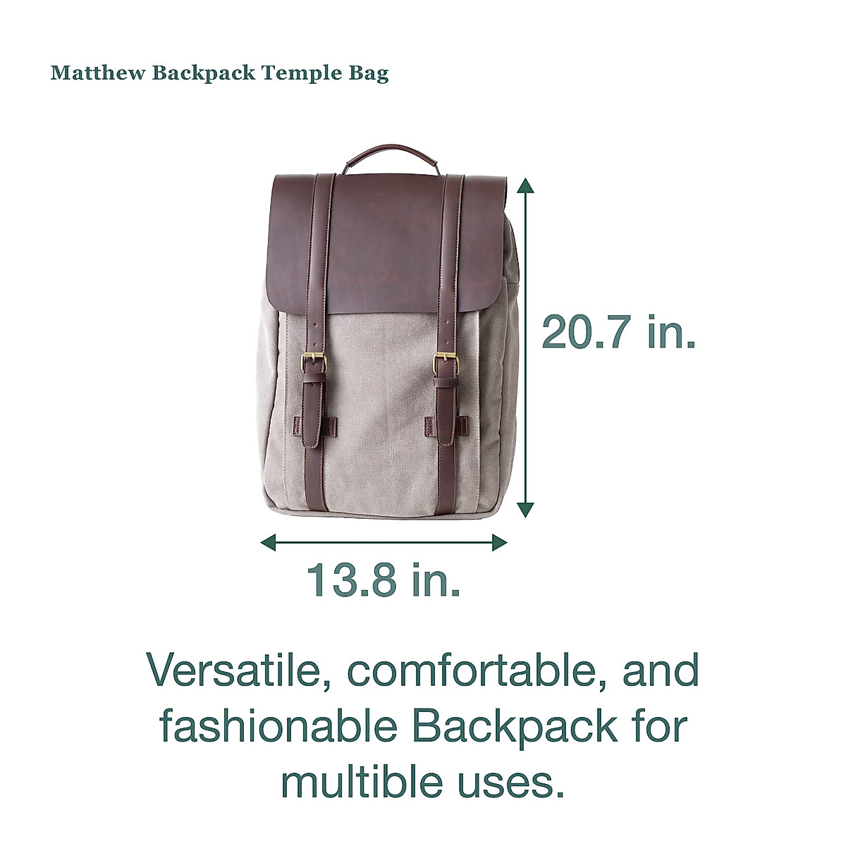 LATTER-DAY LIVING LDS Temple Bag, Matthew Backpack, LDS Gift for Women, Men, Missionary, Elder or Sister