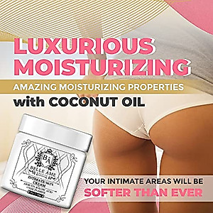 BELLE AME Premium Intimate Skin Brightening Cream - Dark Spot Corrector for Uneven Skin Tone - Face, Body, Underarm, Knees, Elbows, Inner Thigh and Intimate Area - 2oz