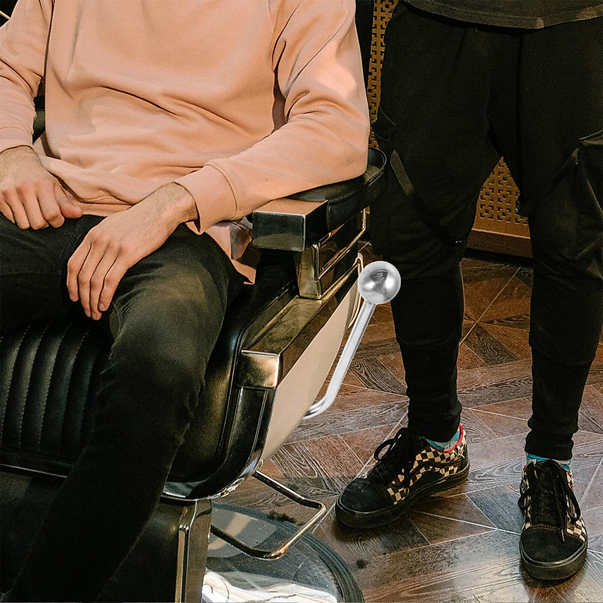 Holibanna Recliner Handle Rod Reclining Chair Tie Rod Equipment Salon Recliner Accessories Handle Portable Handles Chaise Longue Folding Chair Supplies Barber Chair Metal