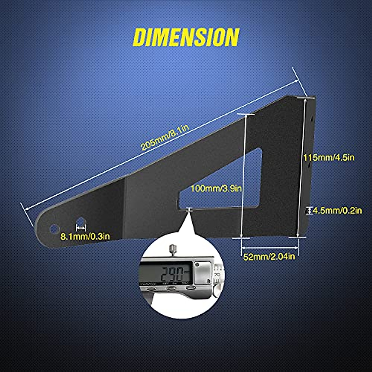 Nilight 2PCS 52 inch Curved LED Light Bar Bracket at Upper Windshield Roof Cab for 2004-2018 Ford F150 & SVT Raptor