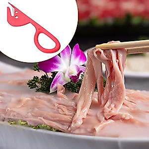 Angoily Kitchen Poultry Food Tools Opener: 20pcs Multipurpose Intestine Opening Cooking Utensils for Chicken Poultry Fish Meat Random Color
