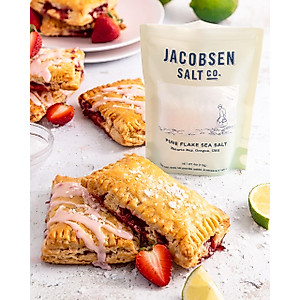 Jacobsen Salt Co. Pure Flake Finishing Salt, Kosher Salt, Coarse, 4 Ounce