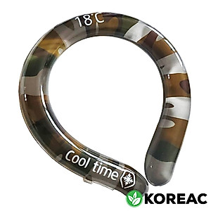 KOREAC_ Neck Cooling Tube (Military, 1) Neck Cooling Tube Neck Wrap - Ice Cold Lasts for Hours, Durable & Resuable, Cool Comfort for Hot Car, Work Area, Lawn Care, or Travel