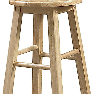 Linon 29-Inch Barstool With Round Seat