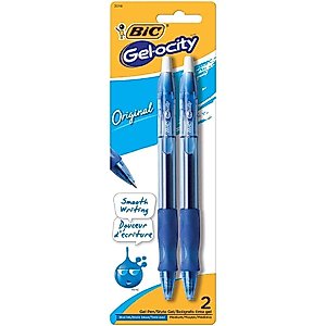 Bic RLCP21-BLU Blue Bic® Gelocity Pen 2 Pack