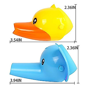 OGIFCHEN Baby and Children's faucet extension faucet guide sink extender long water hand washing device water diverter （3 Packs Dolphin）